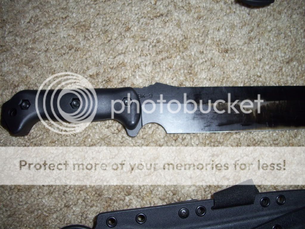 First major Becker mod---BK9 choil ! | BladeForums.com