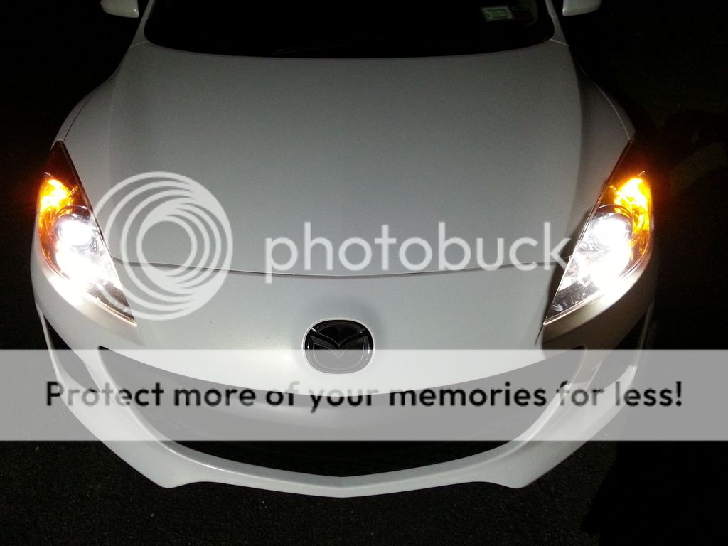 LED headlight conversion kit installed | 2004 to 2020 Mazda 3 Forum and ...